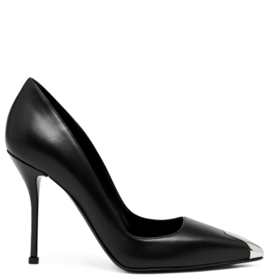 Giày Nữ Alexander McQueen Punk Pump 'Black' 757495WIEA11081 – LUXITY