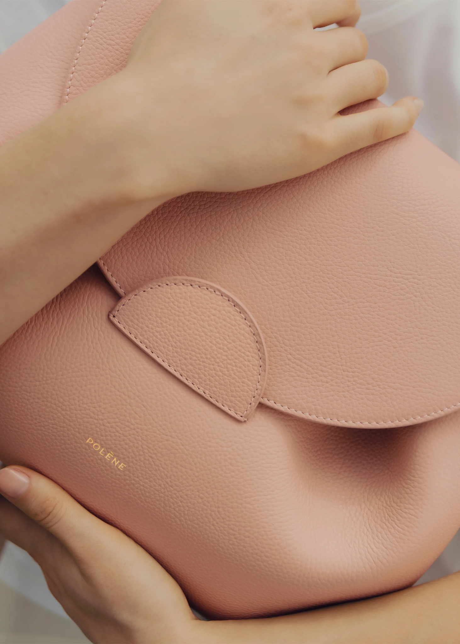 Túi Nữ Polene Numéro Un Textured 'Pink' – LUXITY