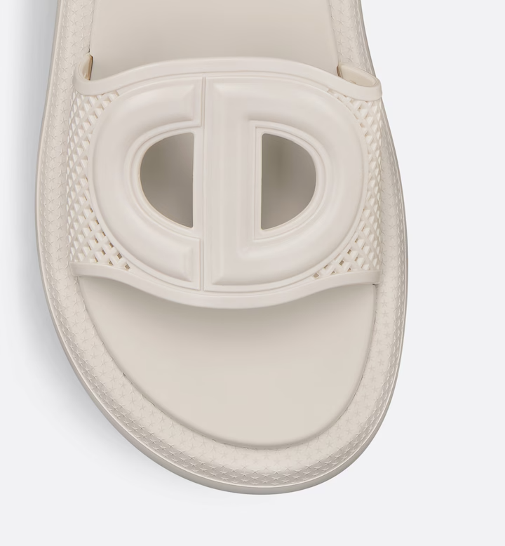 Dép Nữ Dior Dioriviera D-Club Slide 'White Rubber' KCO050RUB-S03W – LUXITY
