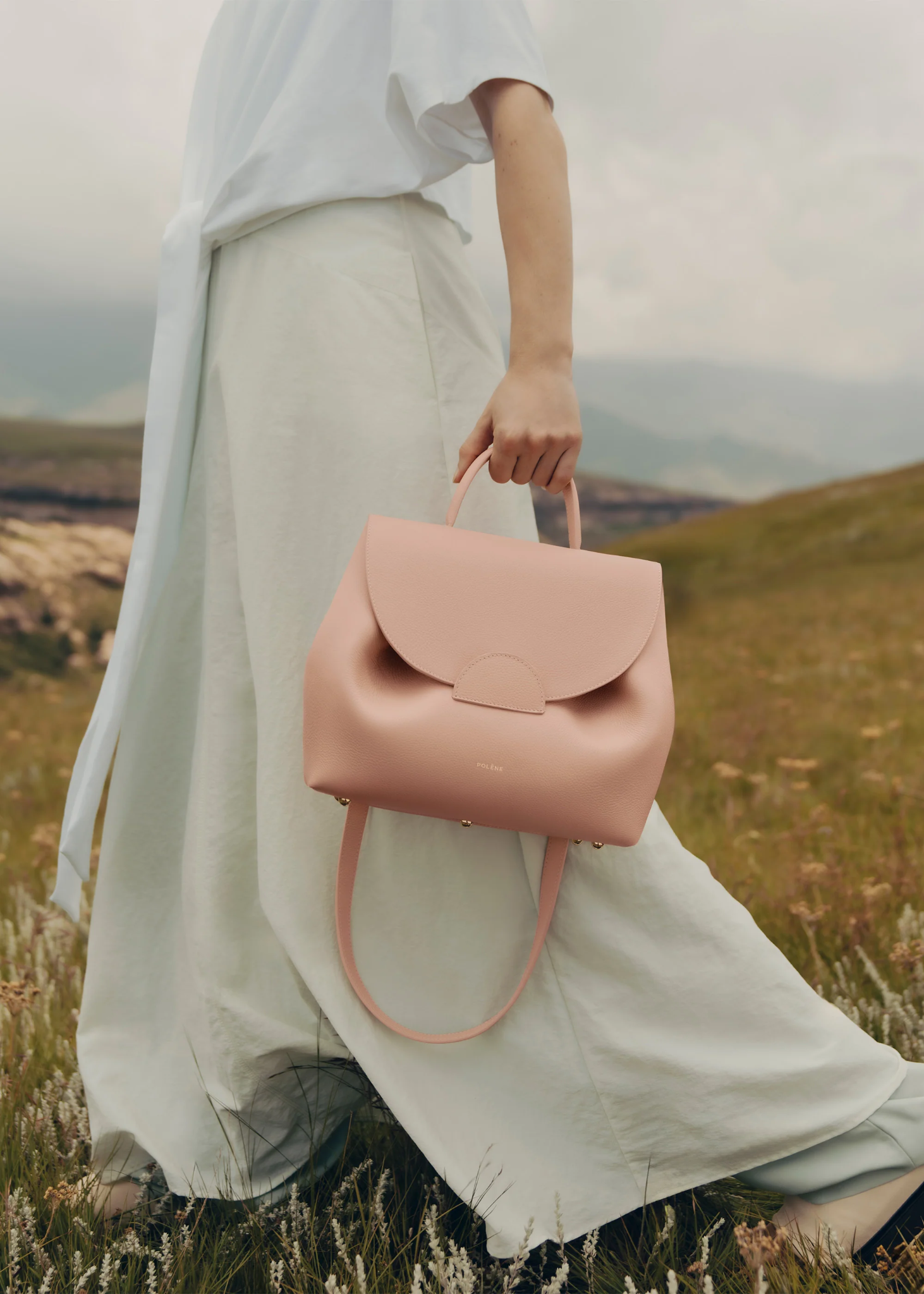 Túi Nữ Polene Numéro Un Textured 'Pink' – LUXITY