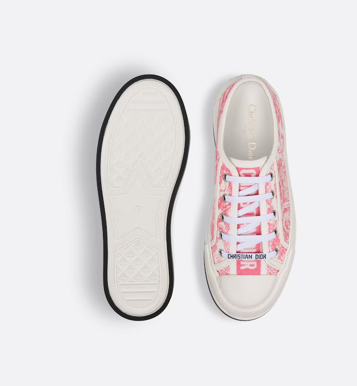 Giày Nữ Dior Walk'n'Dior Platform Sneaker 'Pink Toile' KCK385TJE-S73P – LUXITY