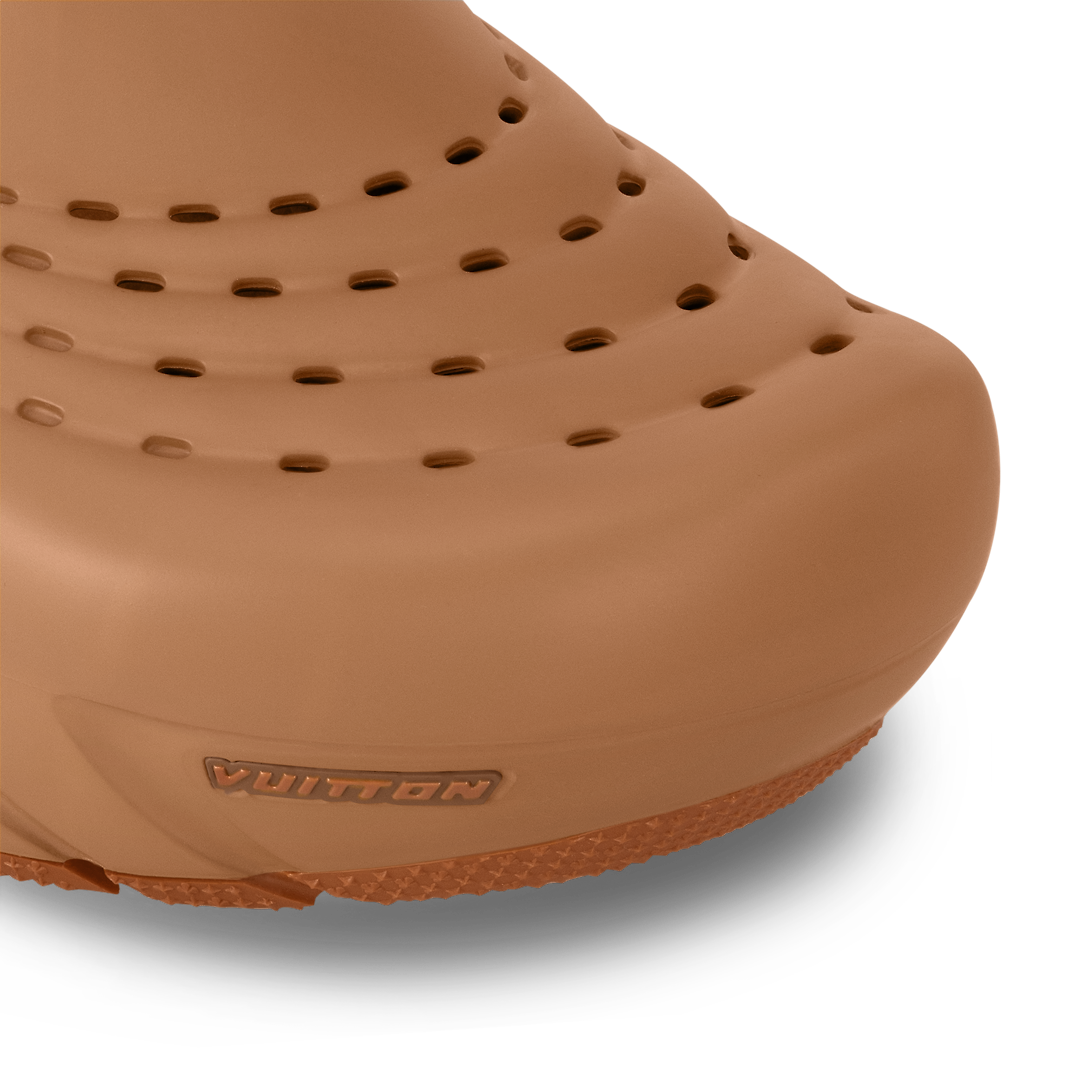 Giày Nam Louis Vuitton LV Shark Clogs 'Brown' 1ACEXT – LUXITY