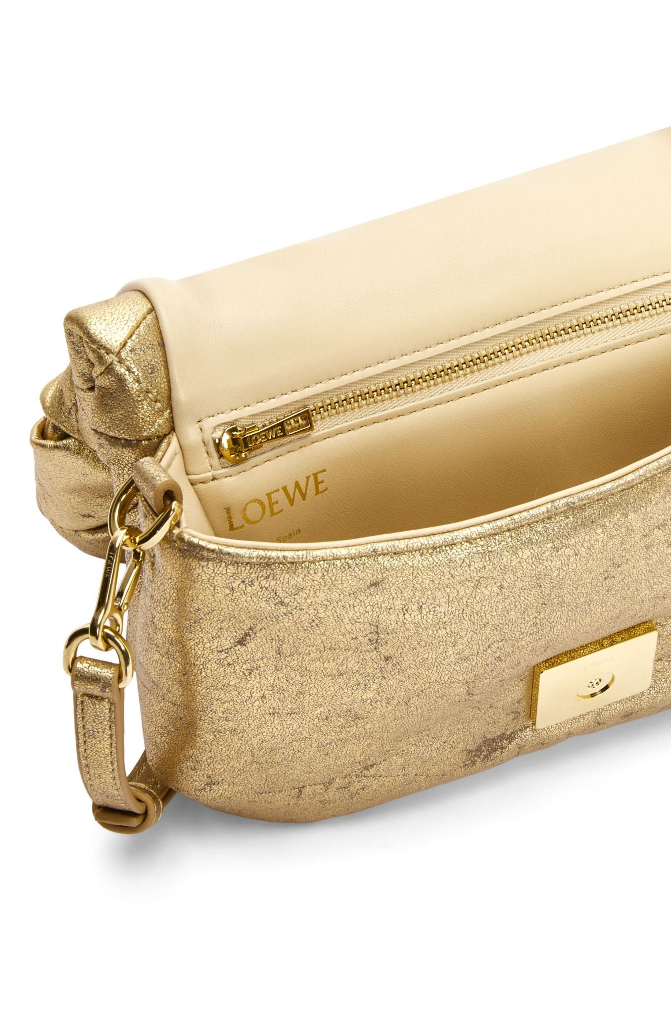 Túi Nữ Loewe Mini Puffer Goya Bag 'Gold' A896W56X11 – LUXITY
