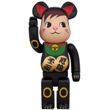 Mô Hình Bearbrick Pekochan Neko - Black Chrome – LUXITY