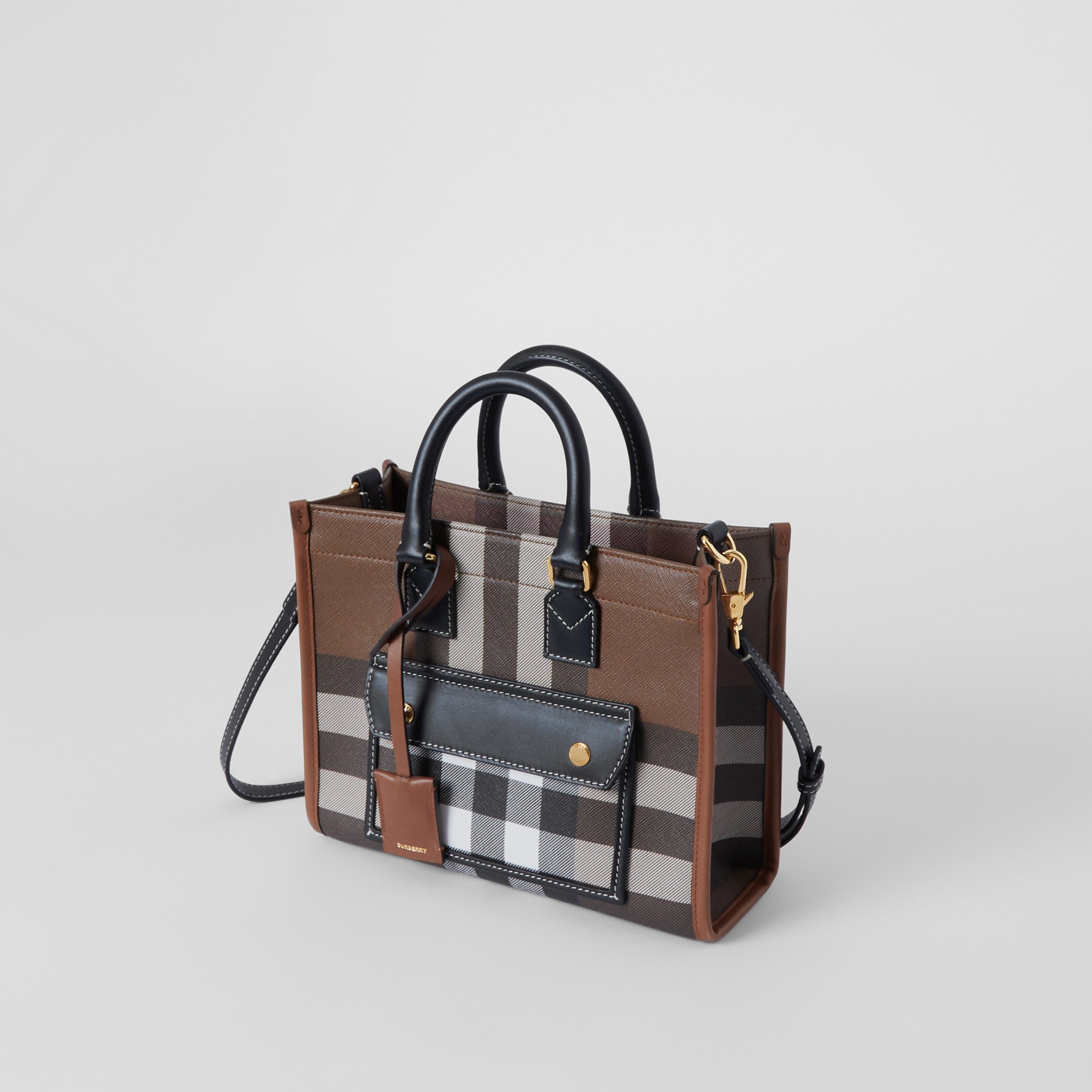 Túi Nữ Burberry Mini Freya Tote 'Dark Birch Brown' 80543091 – LUXITY