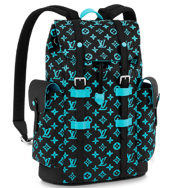 Balo Nam Louis Vuitton Christopher Mm Backpack 'Black Blue' M21936 – LUXITY