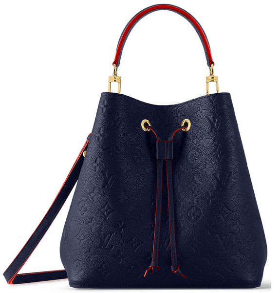 Túi Nữ Louis Vuitton Neonoe MM Empreinte 'Navy Blue Red' M45306 – LUXITY
