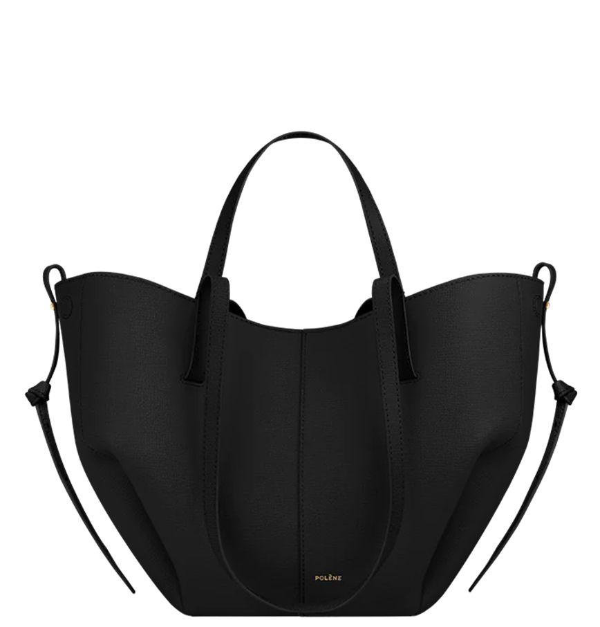 Túi Nữ Polene Cyme Mini Textured 'Black' – LUXITY