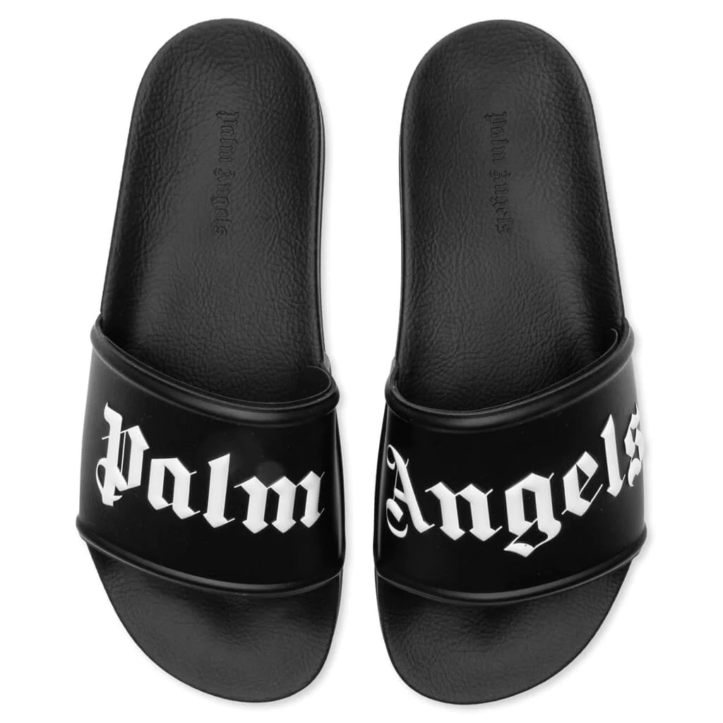 Dép Nữ Palm Algels Slides 'Black' PMIC001C99PLA0011001 – LUXITY