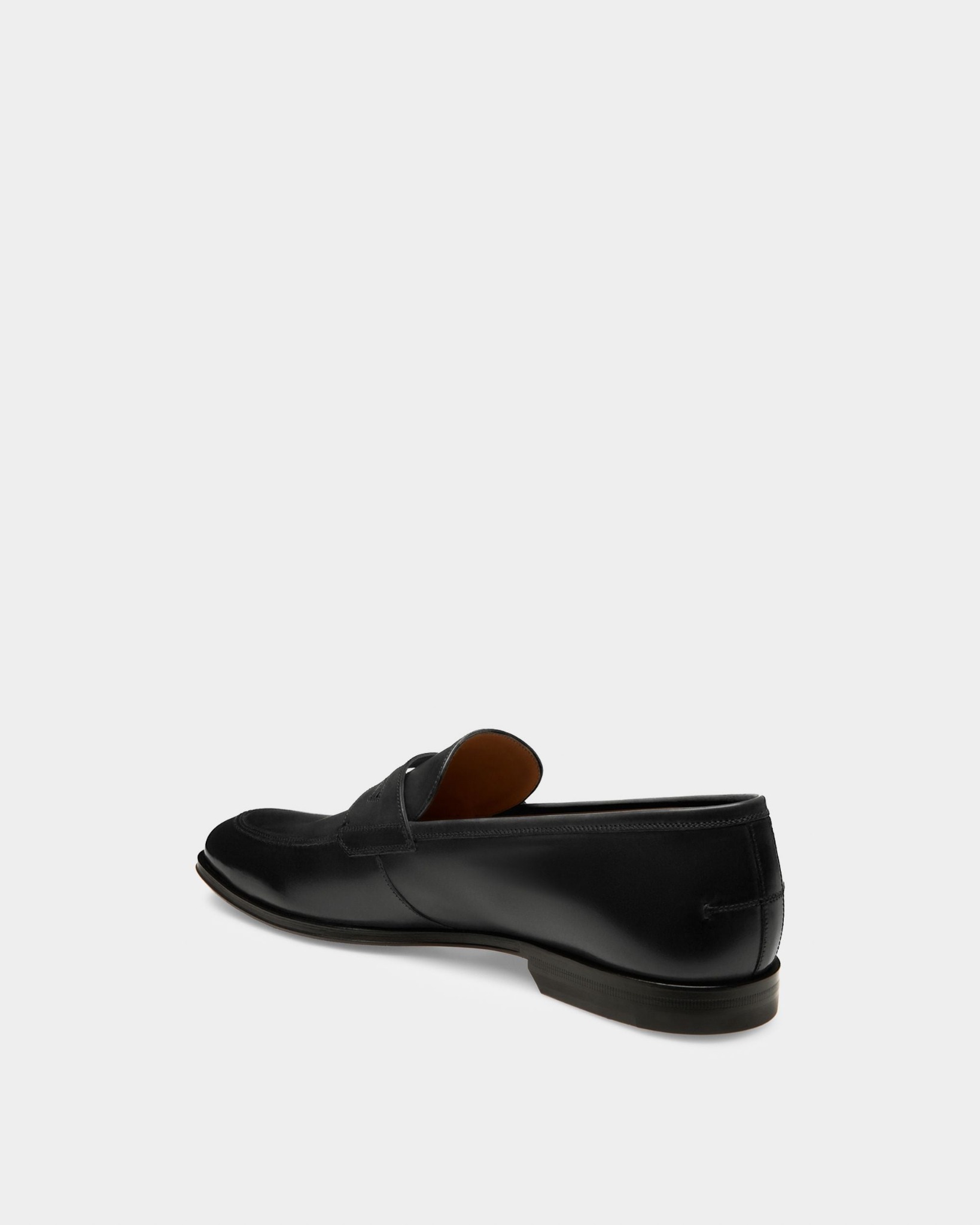 Giày Nam Bally Webb Calf Leather Penny Loafer 'Black' 6220948 – LUXITY