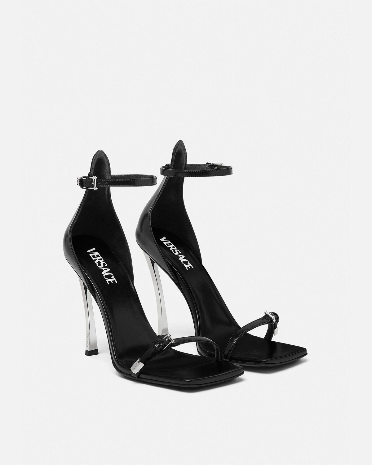 Giày Nữ Versace Pin Point Sandals 'Black' 1011007-DVT51-1B00P – LUXITY