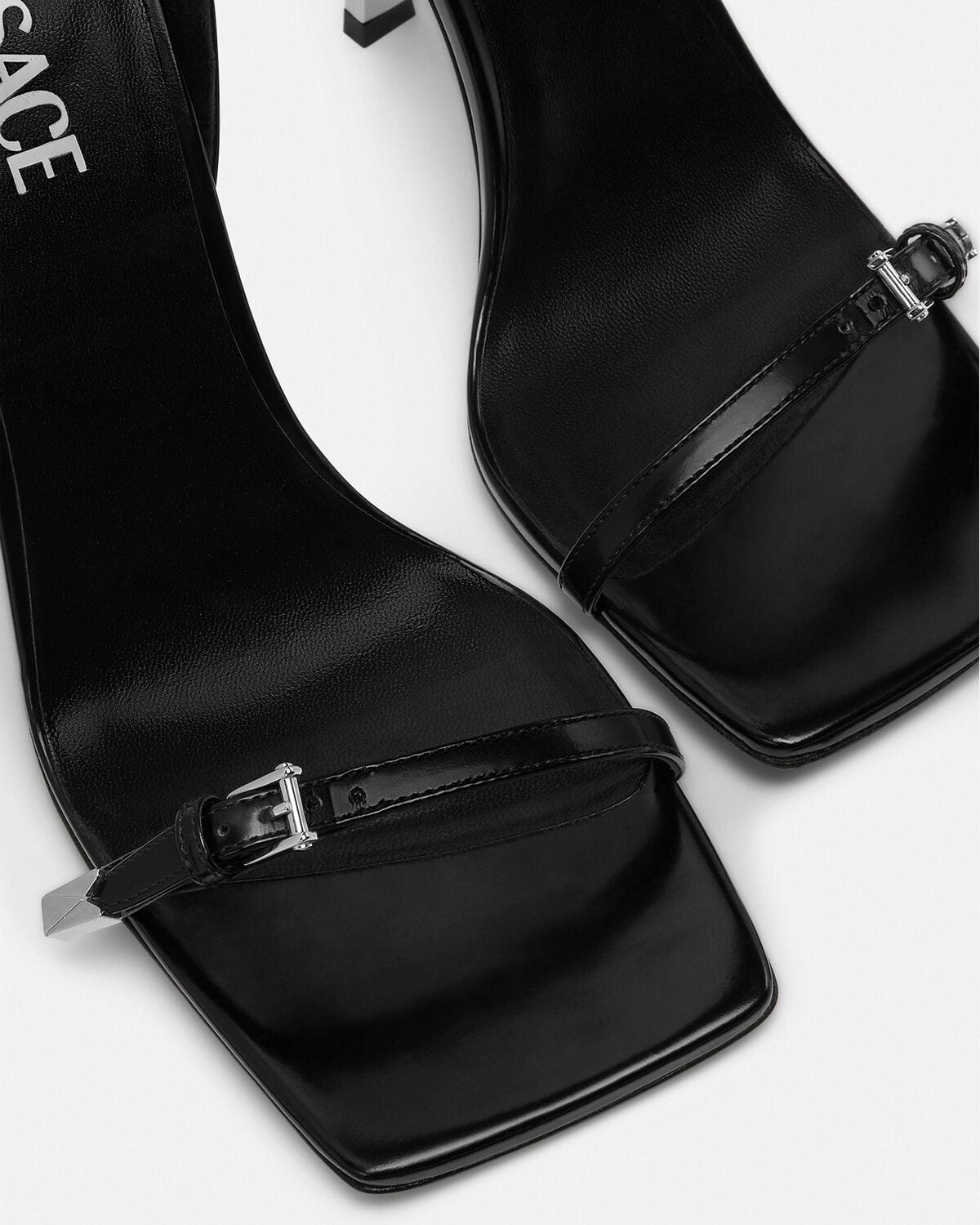 Giày Nữ Versace Pin Point Sandals 'Black' 1011007-DVT51-1B00P – LUXITY