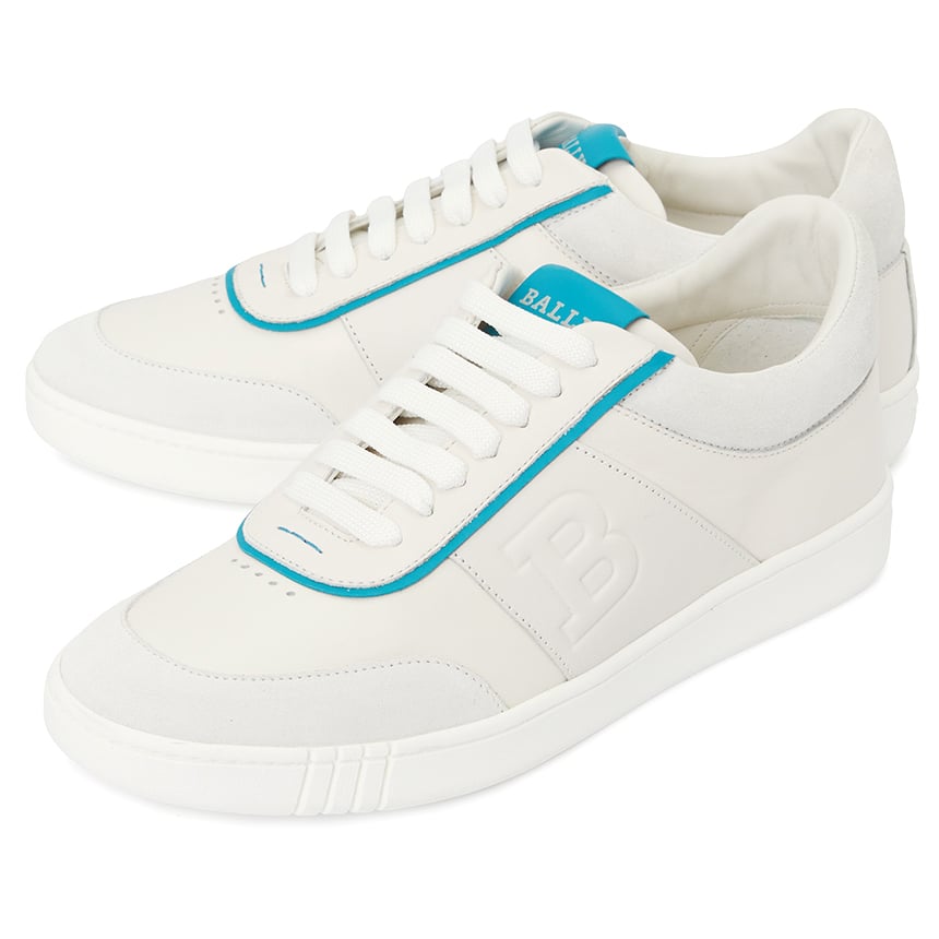 Giày Nam Bally Sneakers 'White' WALLYS-00T – LUXITY