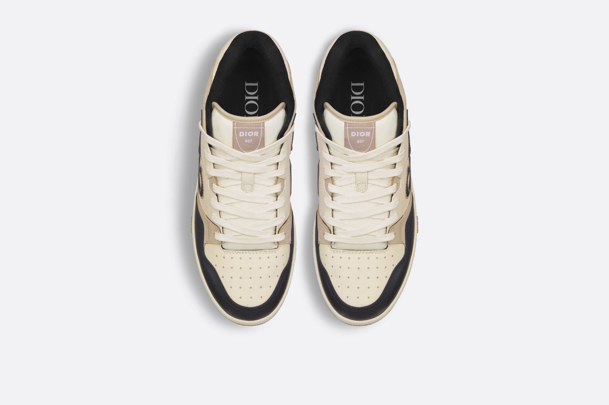 Giày Nam Dior B57 Mid-top Sneaker 'Black Cream' 3SH141ZXT-H169 – LUXITY