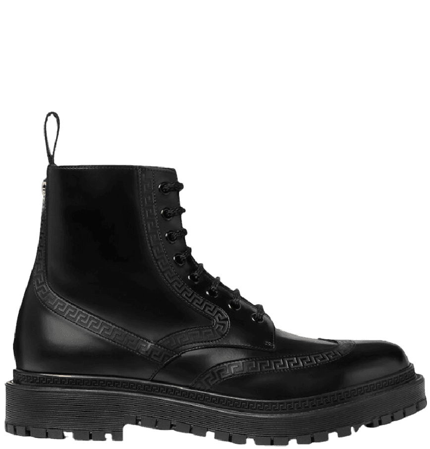 Giày Nam Versace Greca Ankle Boots 'Black' 1008199-1A02335-1B00V – LUXITY