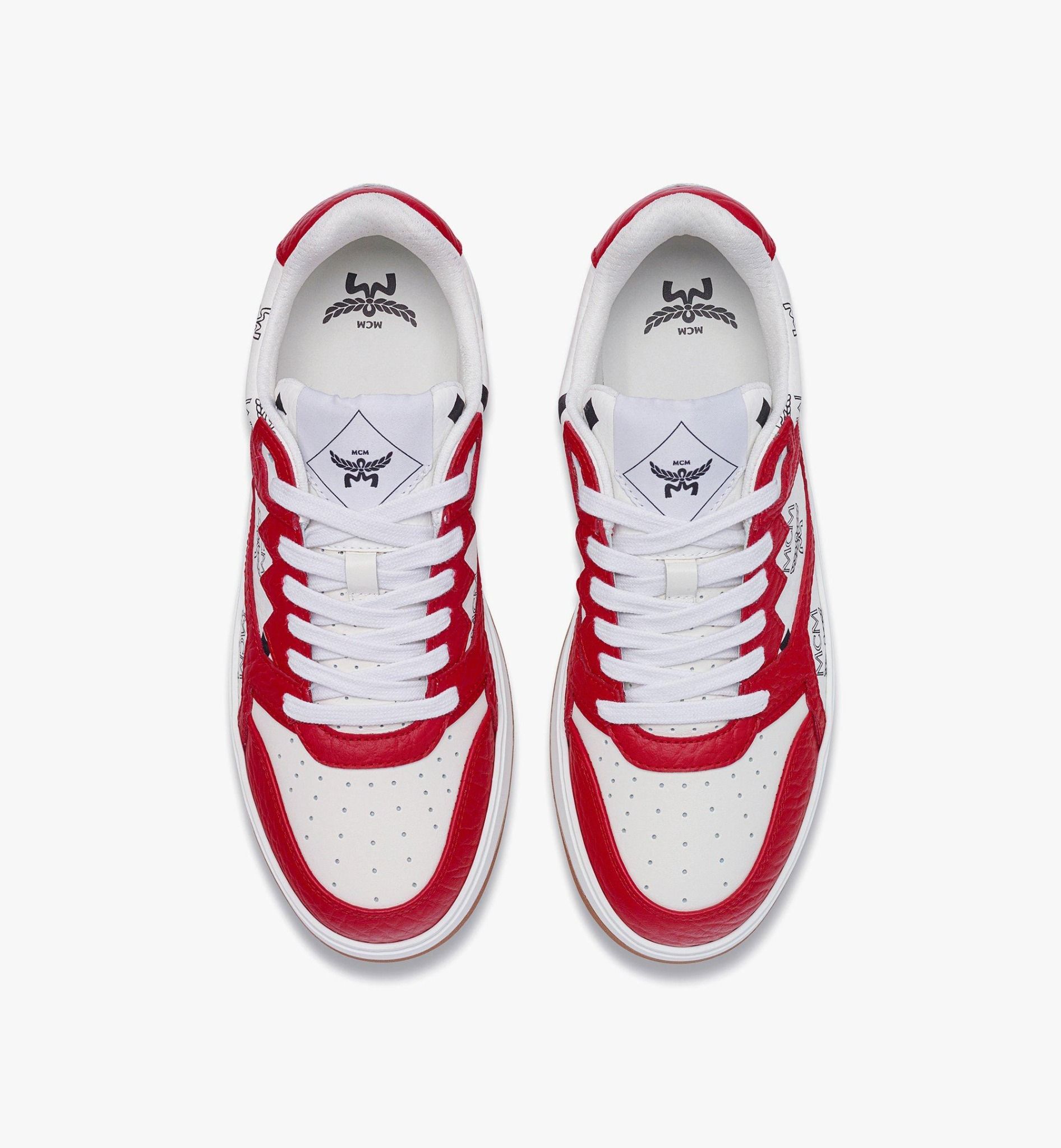 Giày Nữ MCM Neo Terrain Lo Sneakers 'Candy Red' MESEAAJ06XC036 – LUXITY