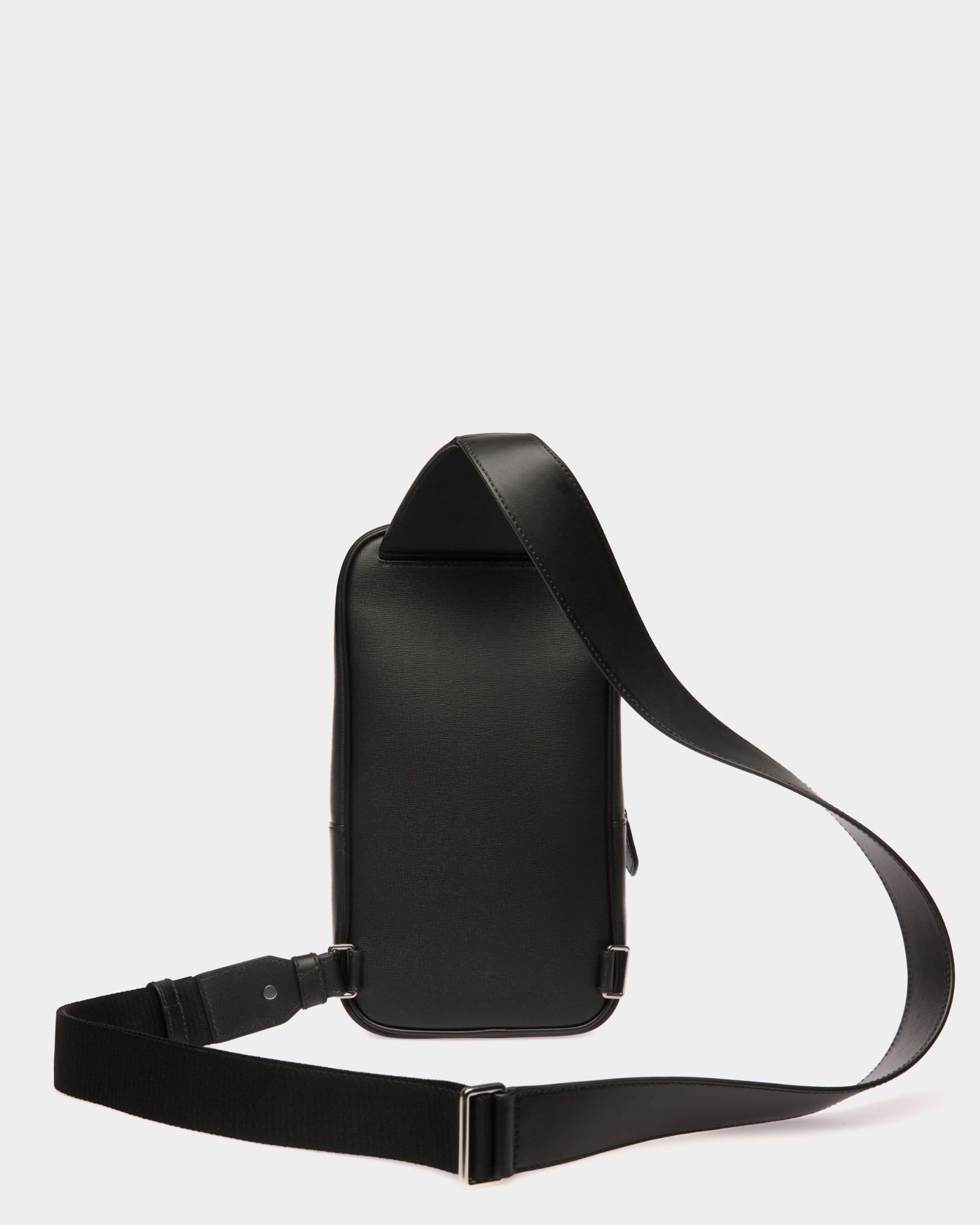 Túi Bally Mythos Sling Bag In Recycled Leather 'Black' 6308465 – LUXITY