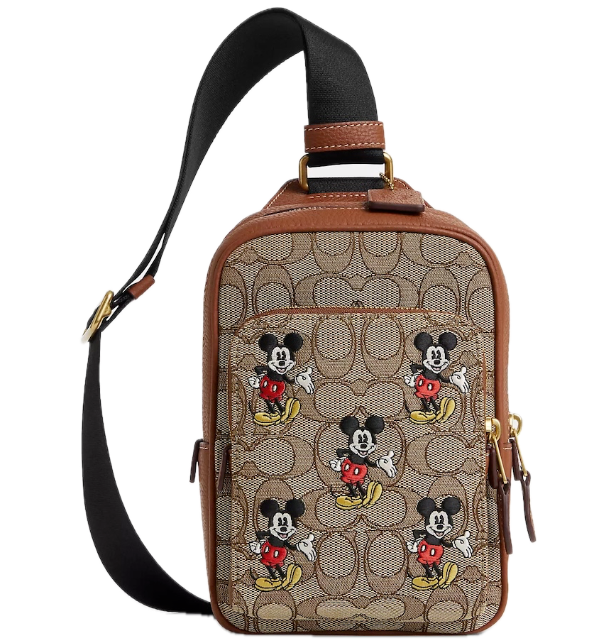 Túi Disney X Coach Track Pack 14 'Mickey Mouse Print' CM721-B4KM – LUXITY