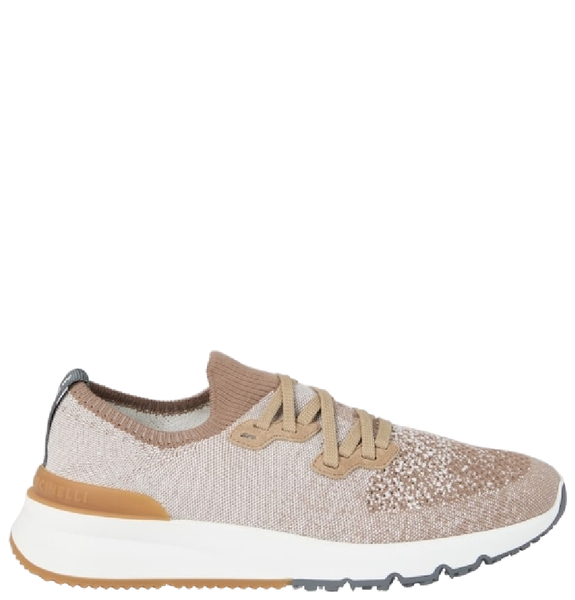 Giày Nam Brunello Cucinelli Chiné Runners 'Brown' 251MZUKISO250CYP09 ...