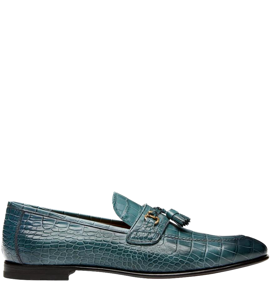 Giày Nam Tom Ford Printed Alligator Sean Loafer 'Teal' J1424-LCL168X ...