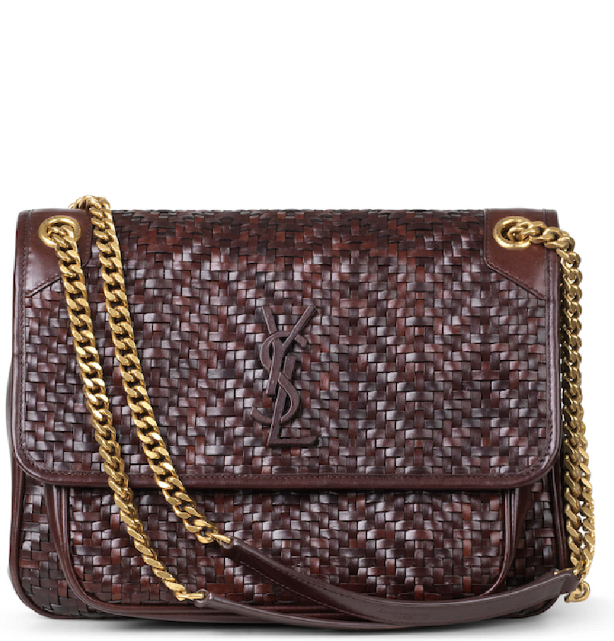 Túi Nữ Yves Saint Laurent Niki Medium Woven 'Brown' 633158-10F1W-2549 ...