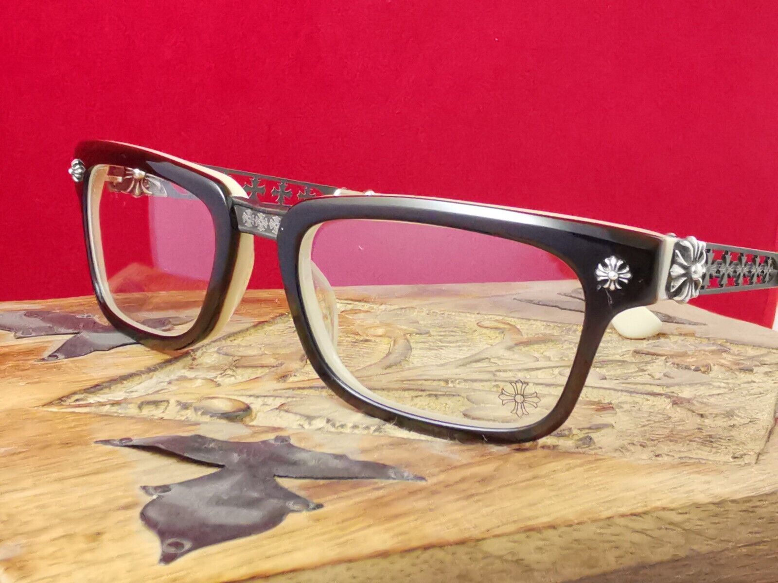 Kính Nam Chrome Hearts Instabone 'Brown' – LUXITY