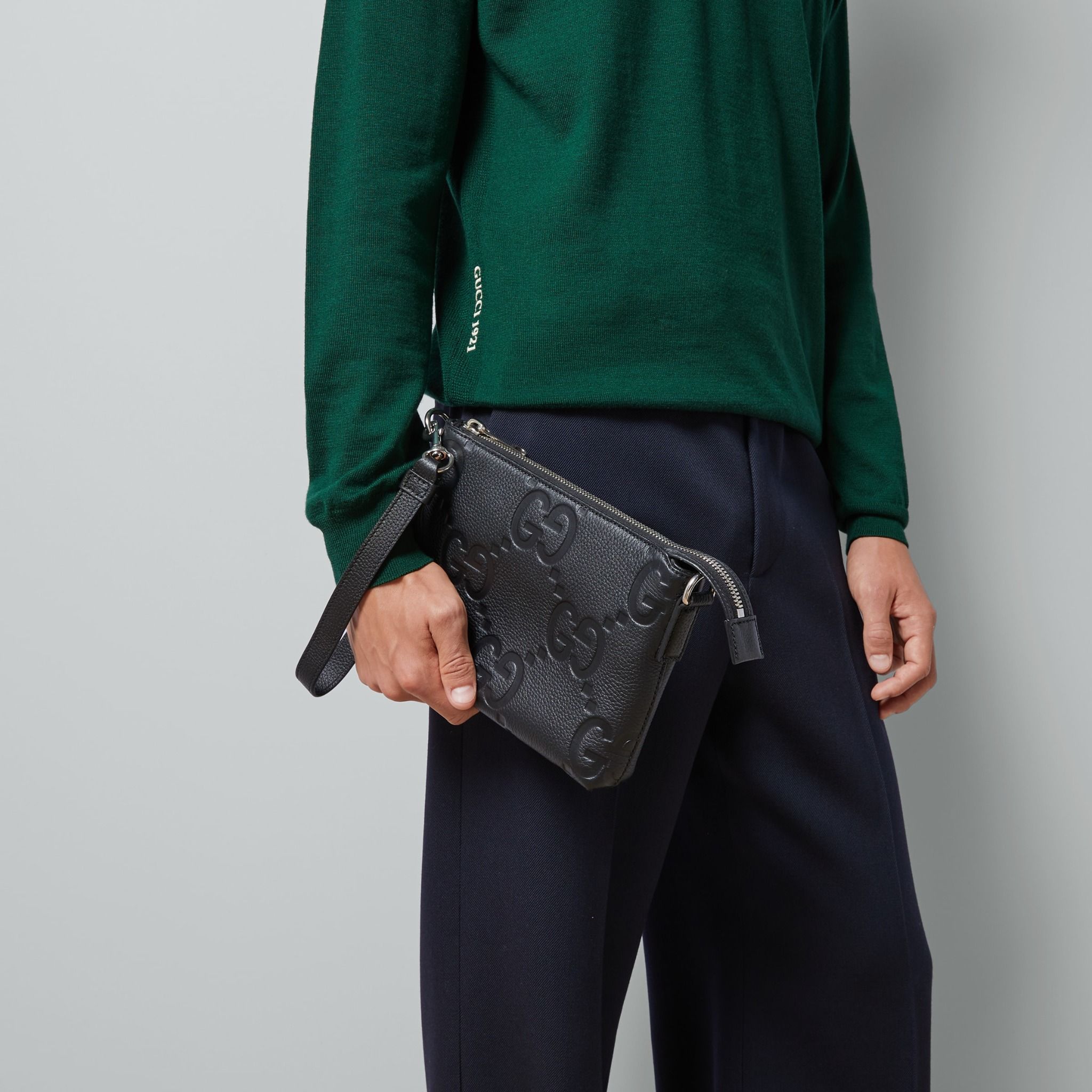 Túi Gucci Jumbo GG Small Messenger Bag 'Black' 761747-AABY7-1000 – LUXITY