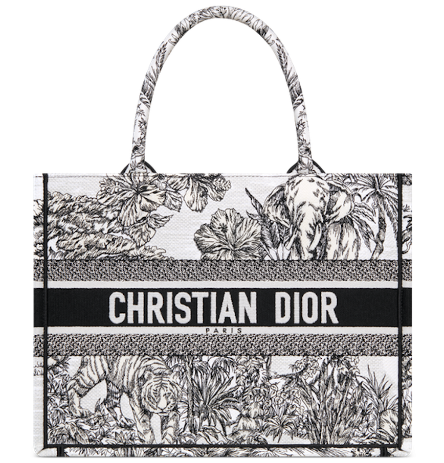 Túi Nữ Dior Medium Dior Book Tote 'White Black' M1296ZEUP-M041 – LUXITY