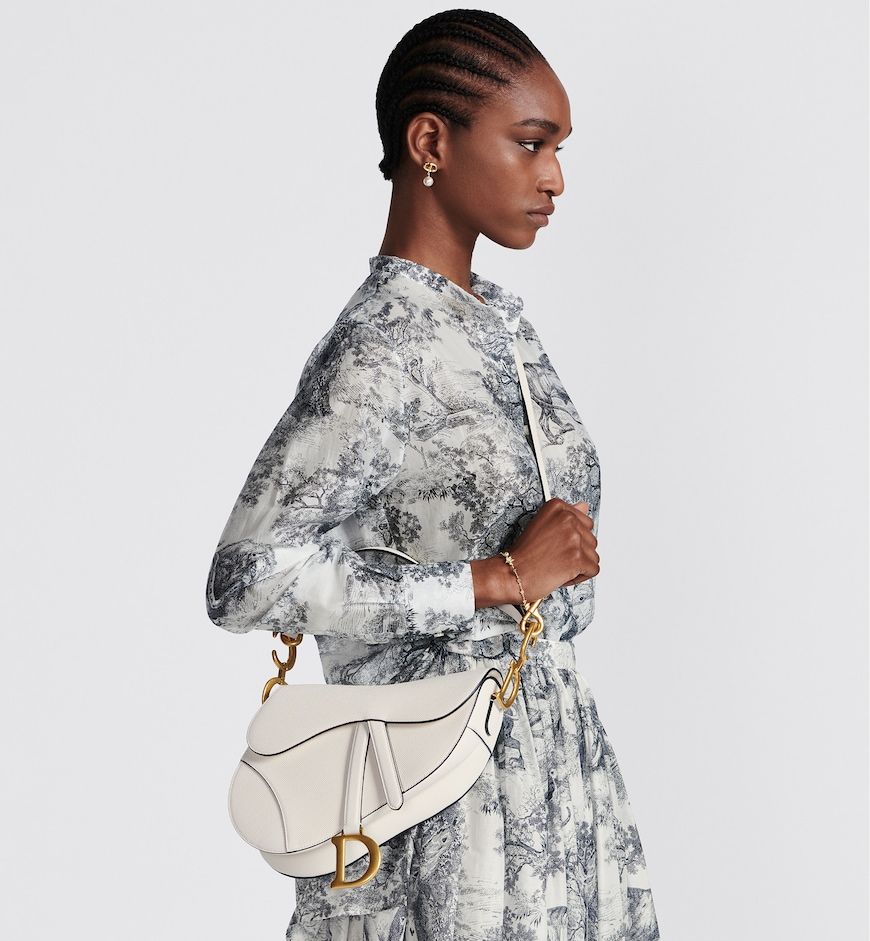 Túi Nữ Dior Saddle Bag With Strap 'Latte' M0455CBAA-M030 – LUXITY