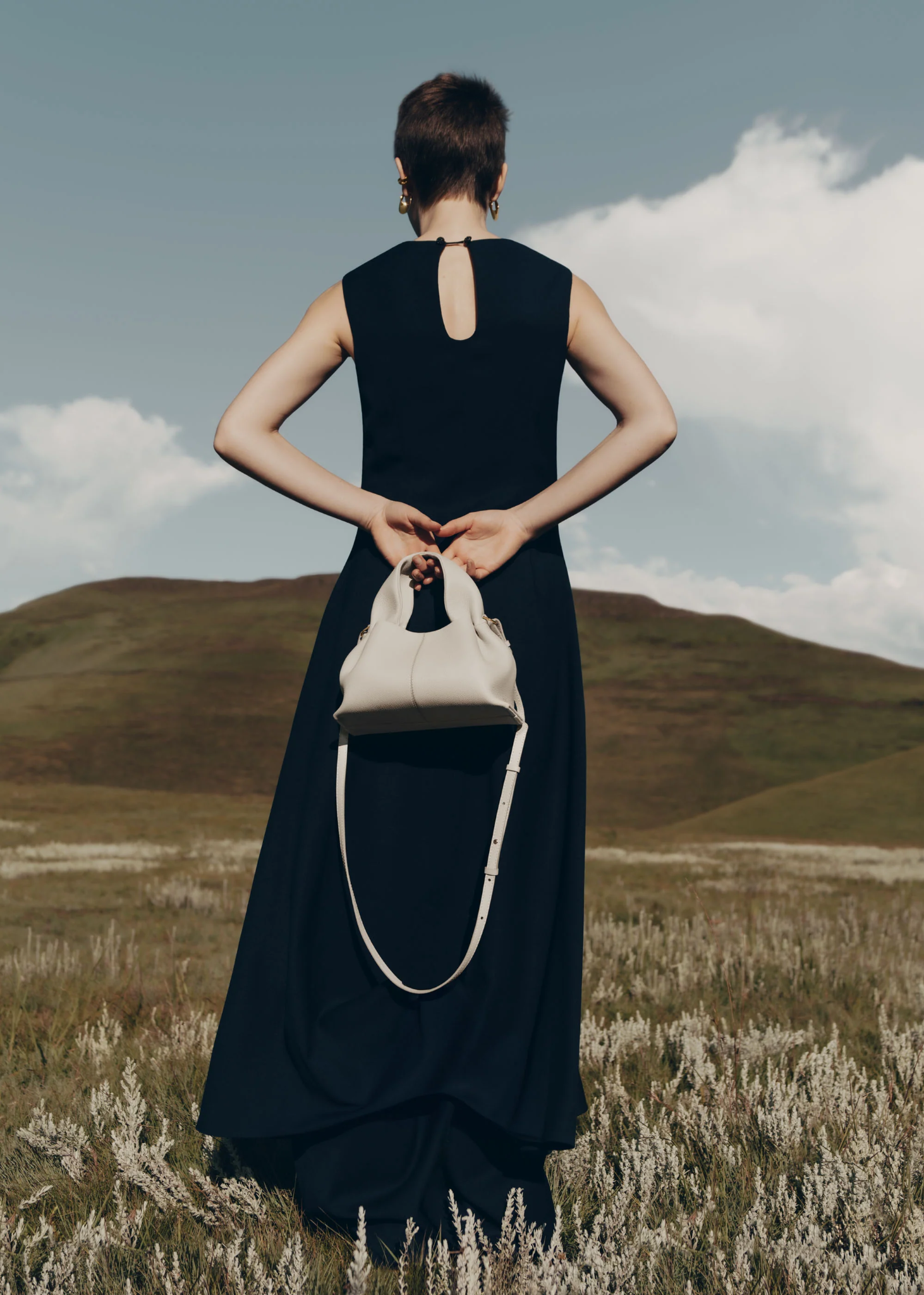 Túi Nữ Polene Numéro Neuf Mini Textured 'Chalk' – LUXITY