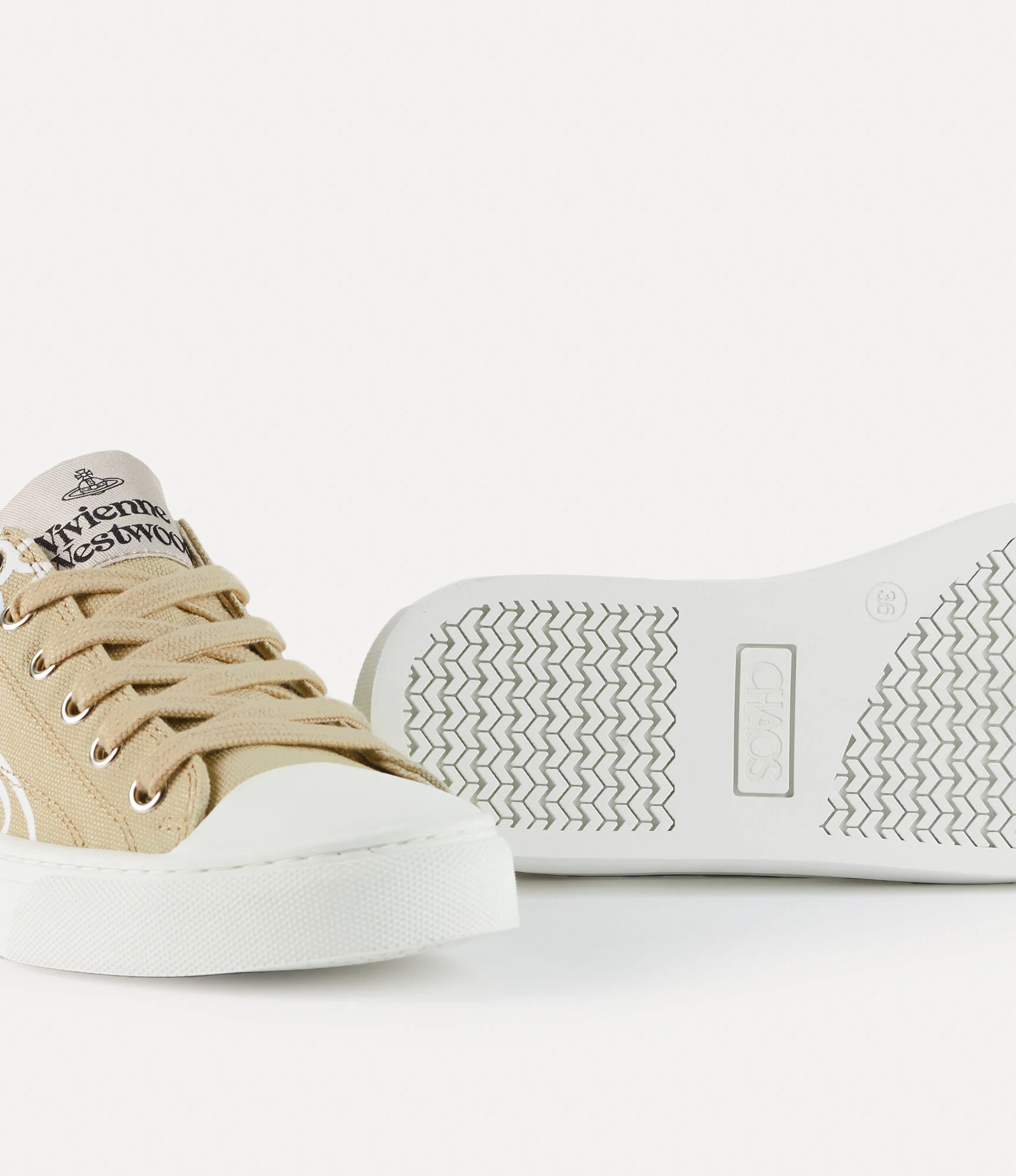 Giày Nữ Vivienne Westwood Plimsoll Low 'Sand' 75020005WW0004C403 – LUXITY