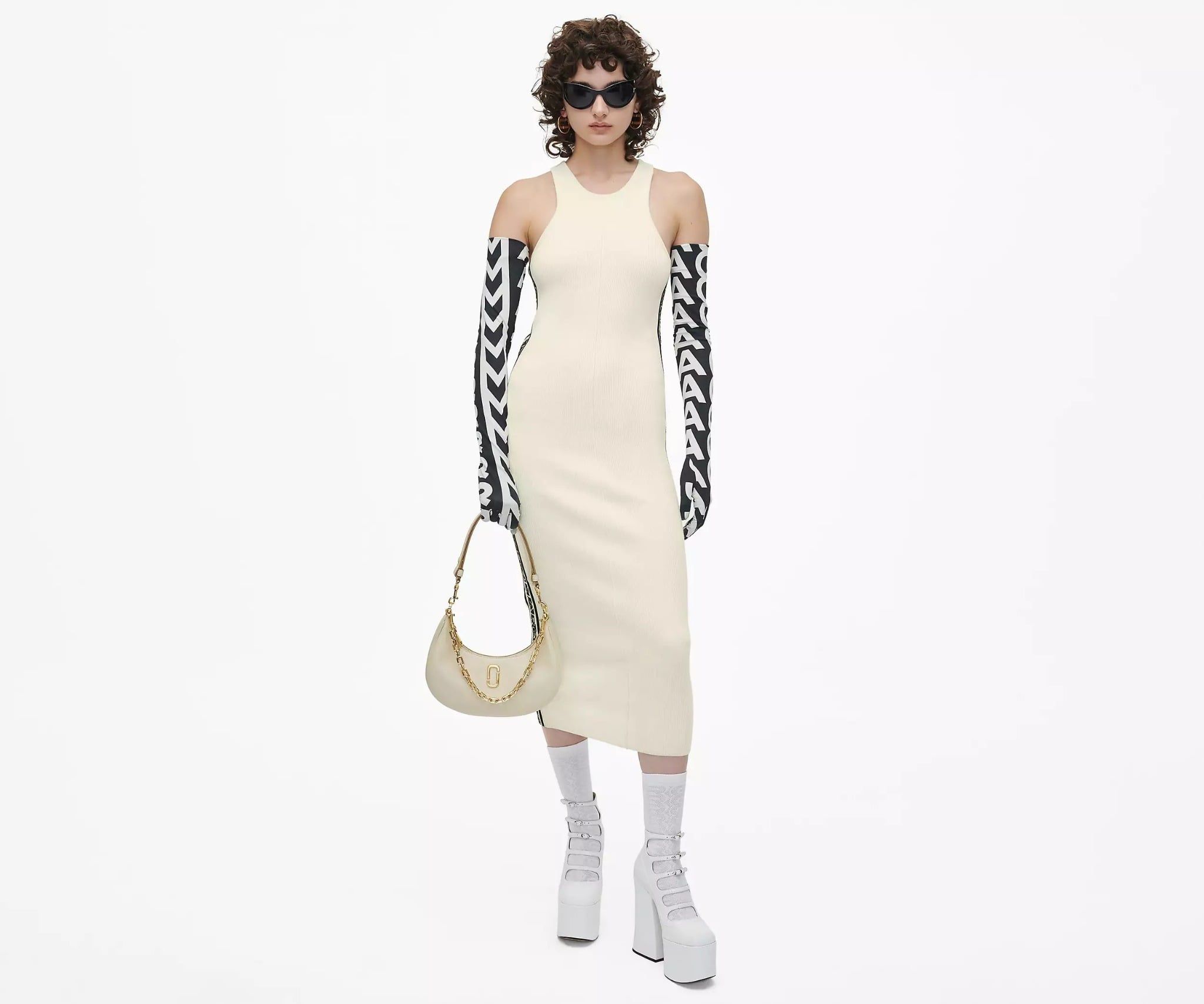 Túi Nữ Marc Jacobs Curve Bag 'Cloud White' 2F3HSH072H01 – LUXITY