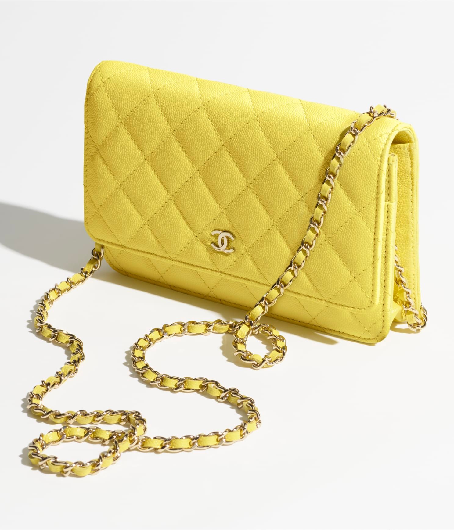 Túi Nữ Chanel Grained Calfskin Gold Tone 'Yellow' AP0250-B09731-NL296 ...