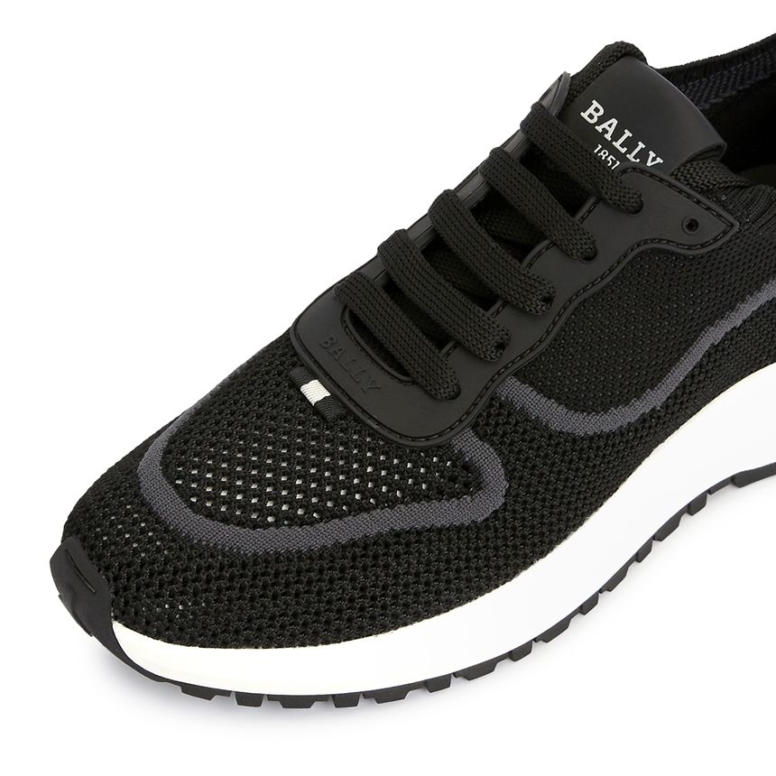 Giày Nam Bally Mesh Sneakers 'Black White' DAVYN-956 – LUXITY