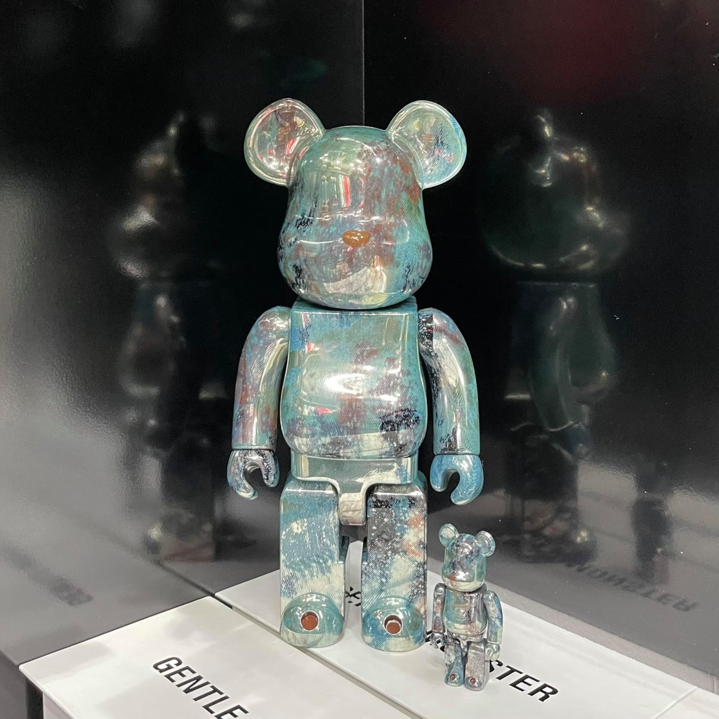 Mô hình Bearbrick Pushead Silver 400% 100% – LUXITY