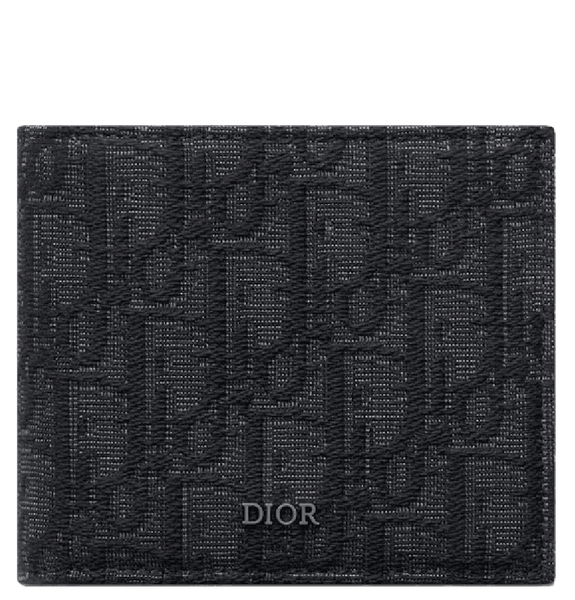 Ví Nam Dior Compact Wallet 'Black' 2OBBC027YSE-H03E – LUXITY