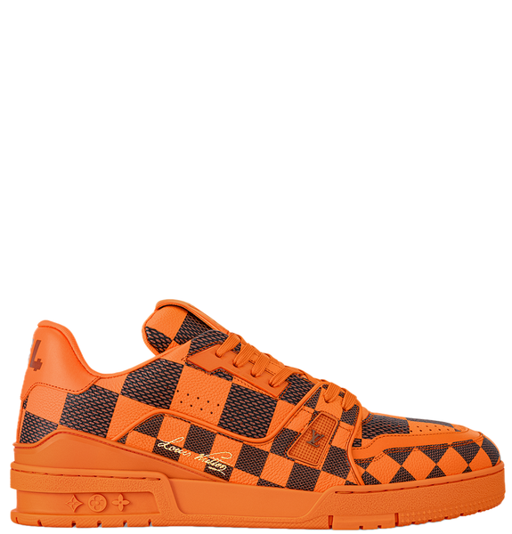 Giày Nam Louis Vuitton LV Trainers 'Orange' 1ACN5S – LUXITY