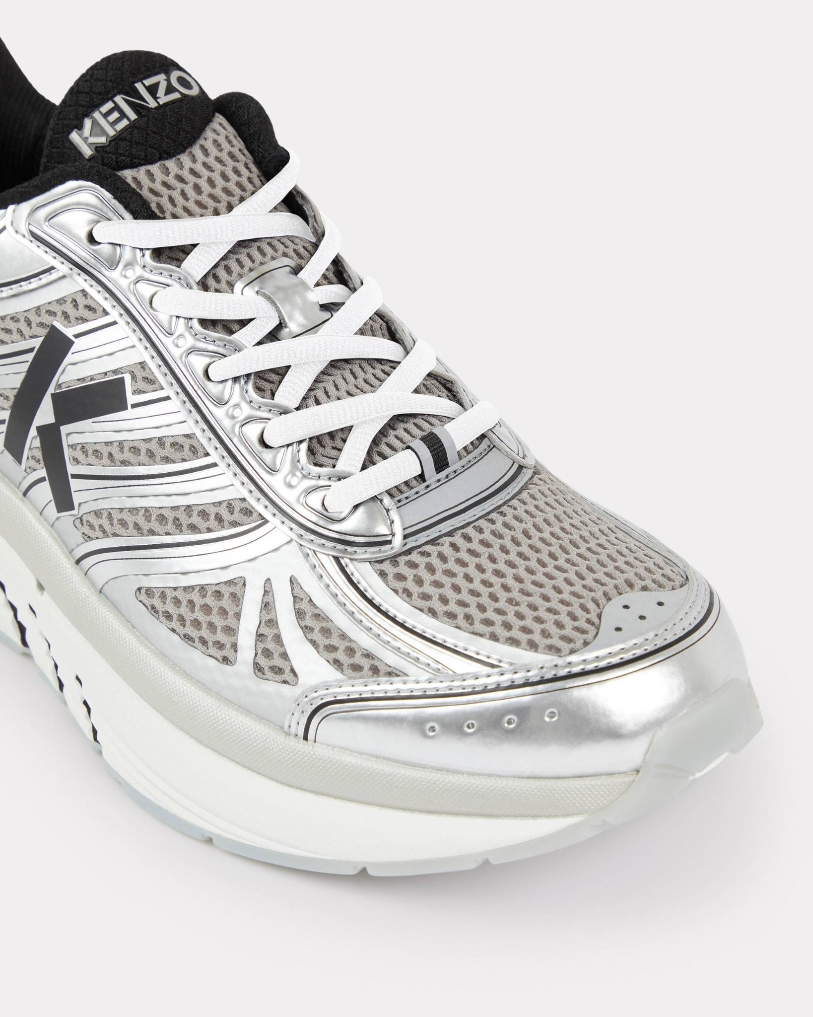 Giày Nam Kenzo Pace Trainers 'Silver' FE55SN070F64-99 – LUXITY