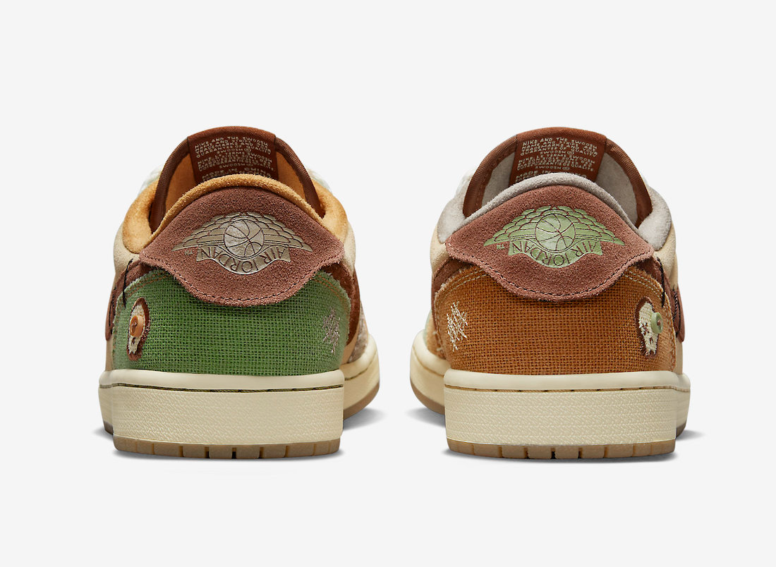 Nike Zion Williamson x Air Jordan 1 Retro Low OG 'Voodoo' DZ7292-200 ...