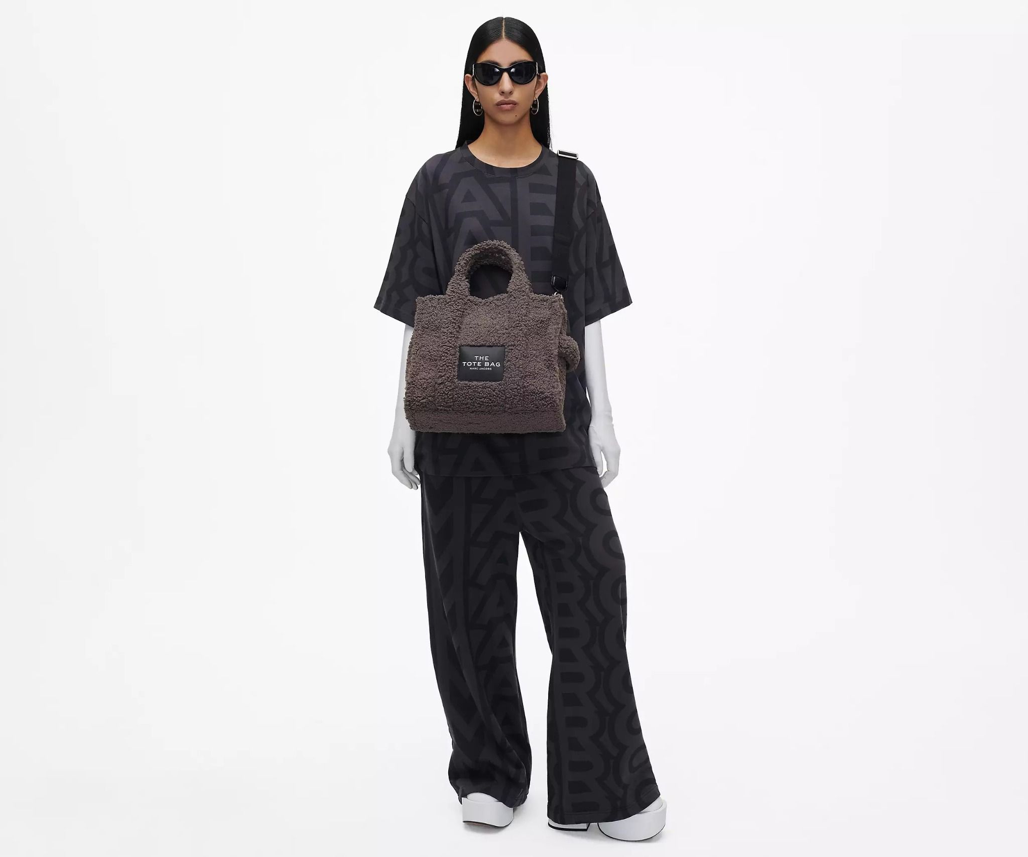 Túi Nữ Marc Jacobs Teddy Medium Tote Bag 'Grey' M0016740 – LUXITY