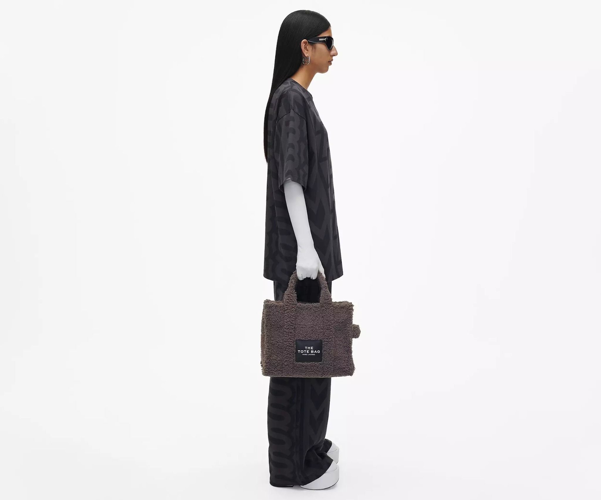 Túi Nữ Marc Jacobs Teddy Medium Tote Bag 'Grey' M0016740 – LUXITY