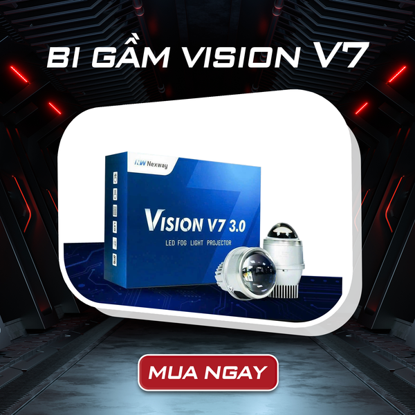 Đèn Bi Gầm Ô Tô 3 Màu Vision V7 – Thành Phong Auto