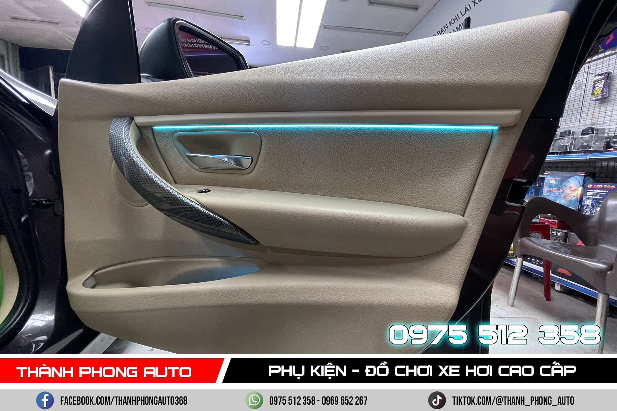 Led nội thất BMW 328I | Có nên lắp led nội thất ô tô ??? – Thành Phong Auto