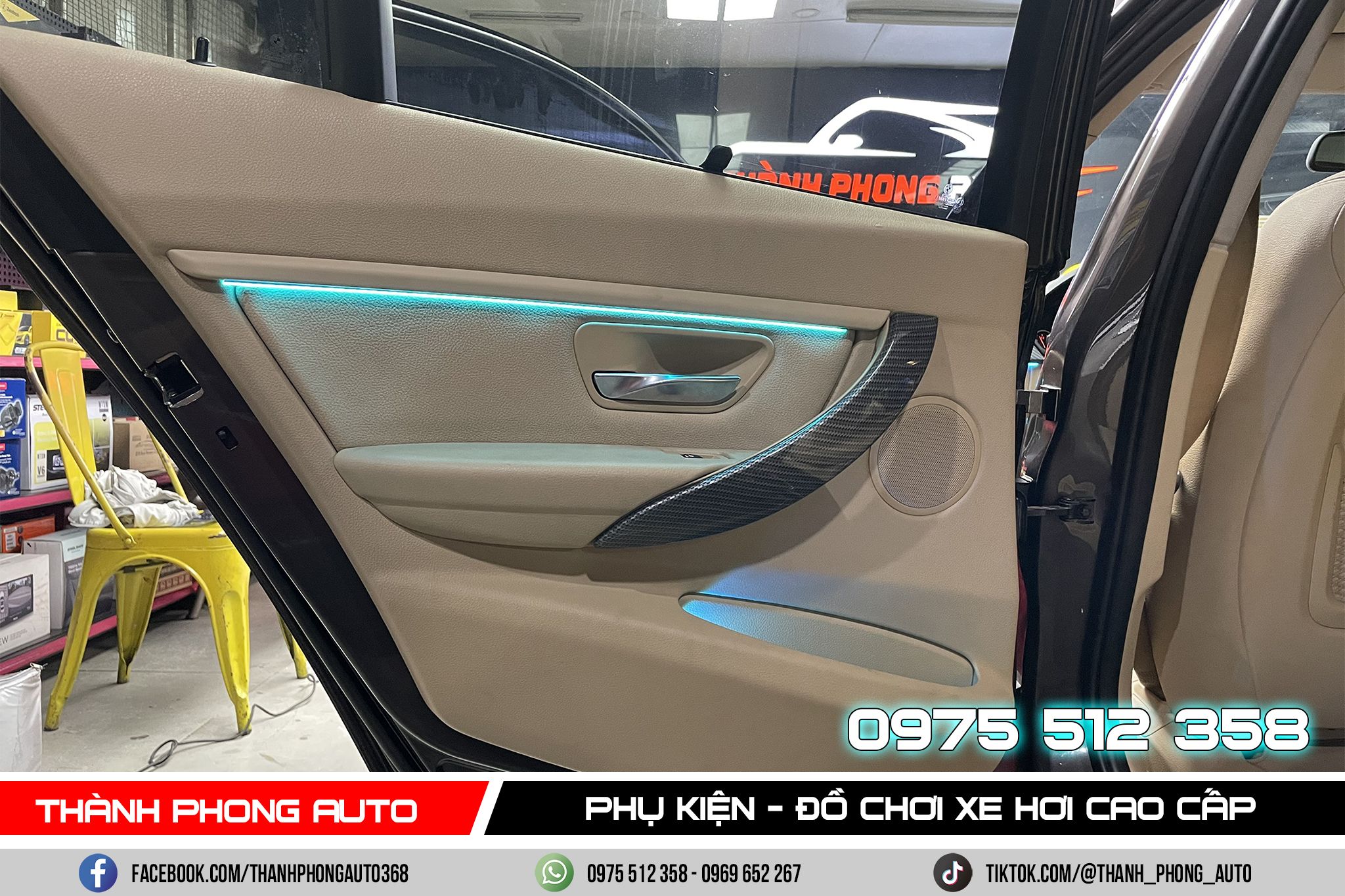 Led nội thất BMW 328I | Có nên lắp led nội thất ô tô ??? – Thành Phong Auto