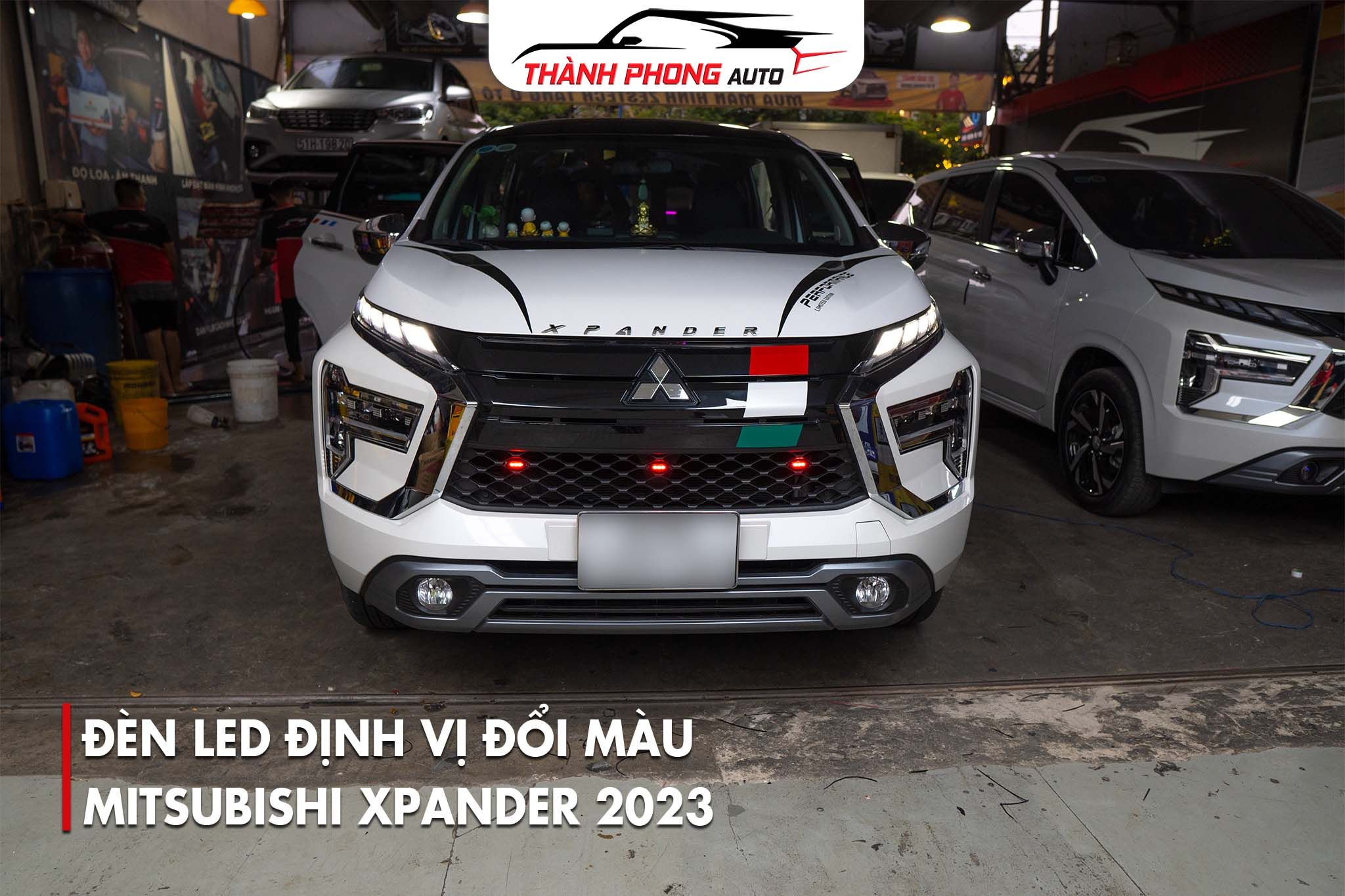 Đèn led định vị đổi màu cho xe Mitsubishi Xpander – Thành Phong Auto