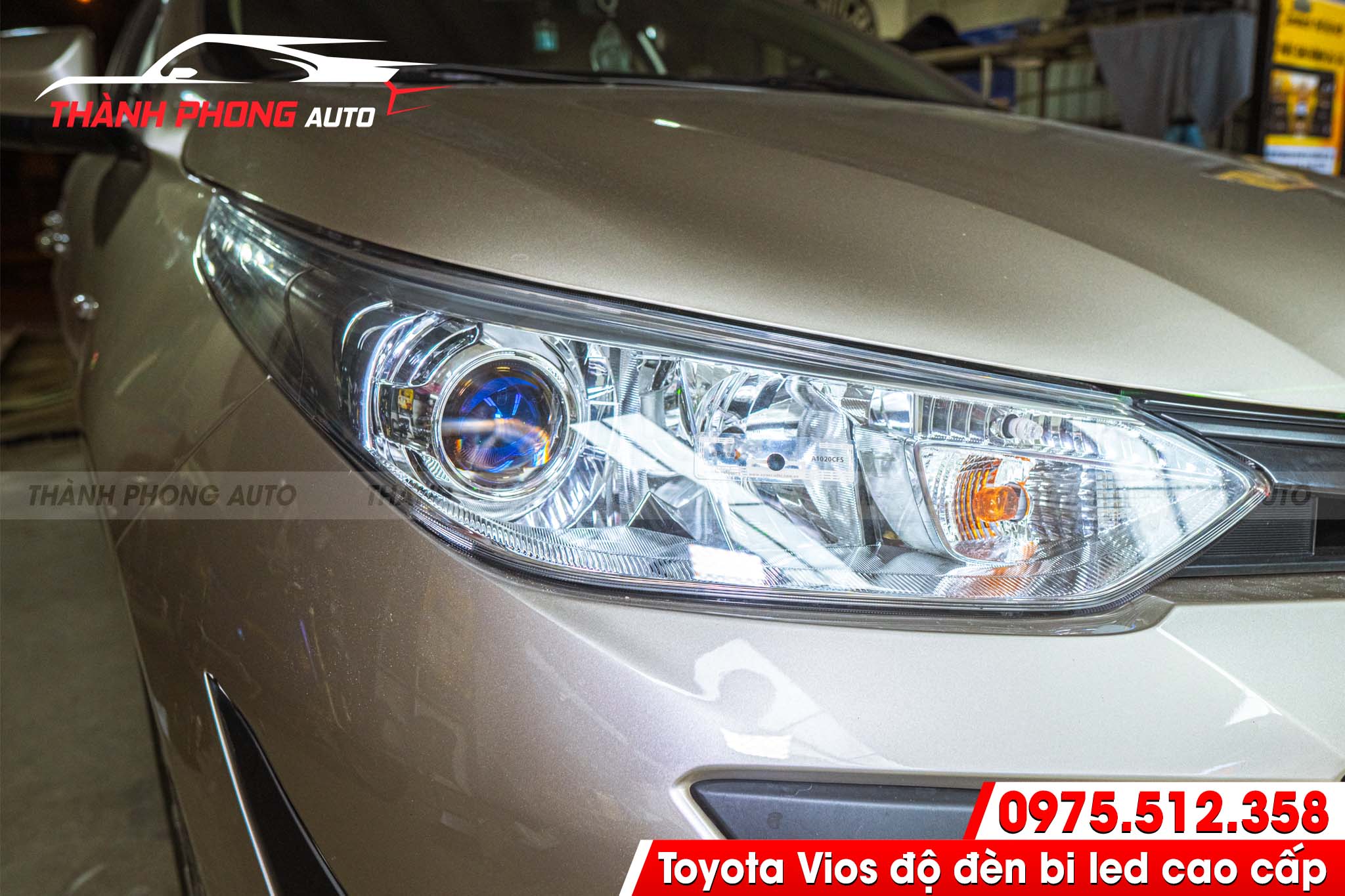Toyota Vios độ đèn bi led cao cấp siêu sáng tại Tp Hồ Chí Minh – Thành ...
