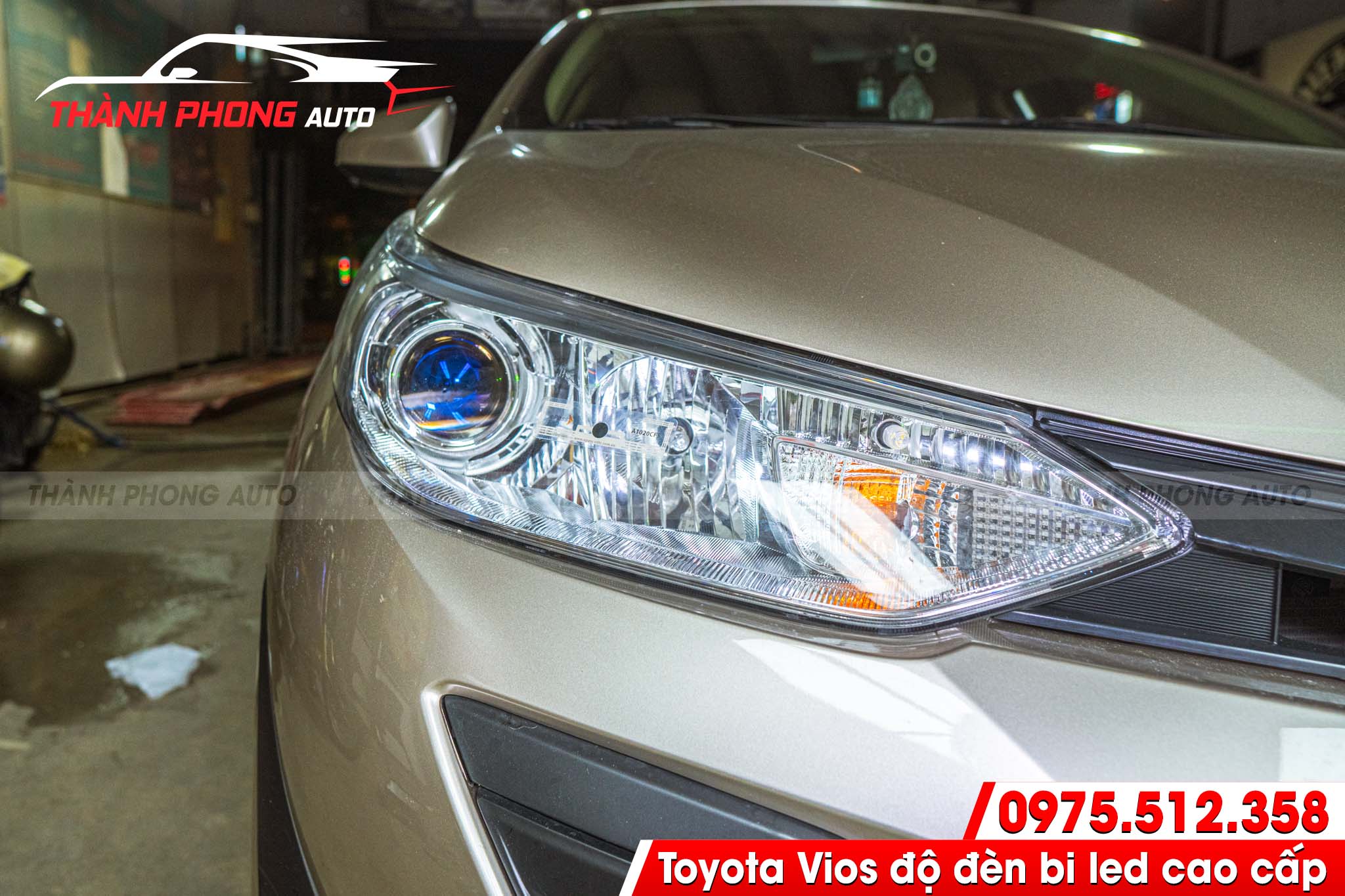 Toyota Vios độ đèn bi led cao cấp siêu sáng tại Tp Hồ Chí Minh – Thành ...