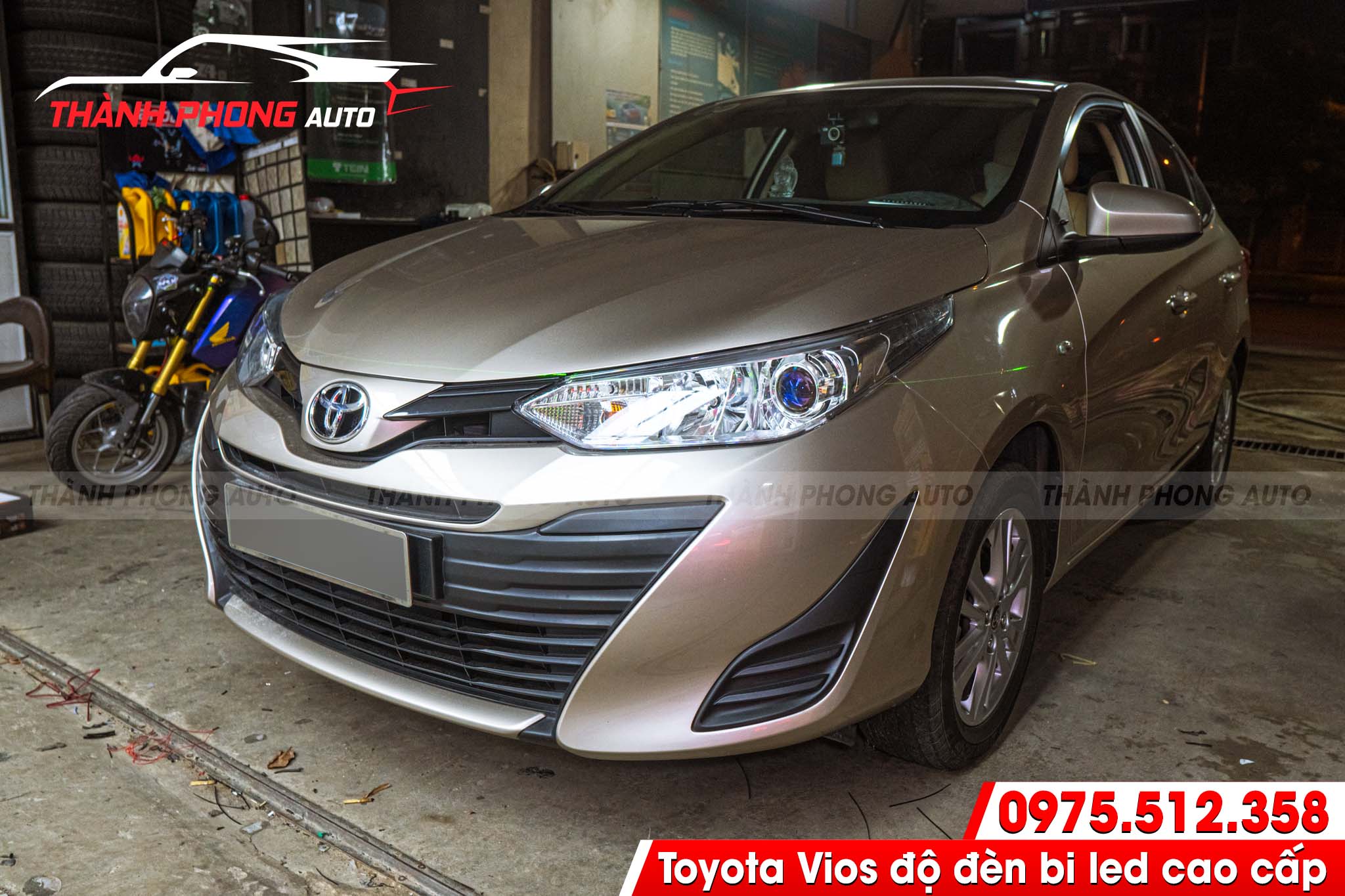 Toyota Vios độ đèn bi led cao cấp siêu sáng tại Tp Hồ Chí Minh – Thành ...