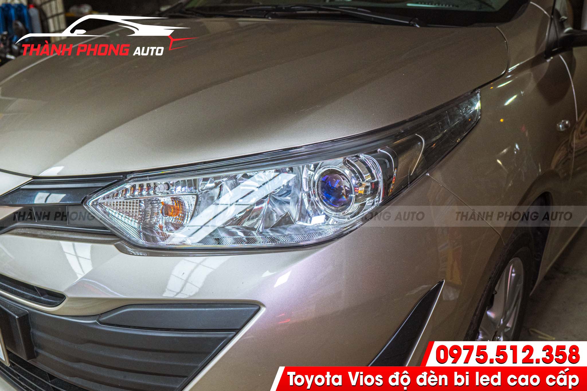 Toyota Vios độ đèn bi led cao cấp siêu sáng tại Tp Hồ Chí Minh – Thành ...