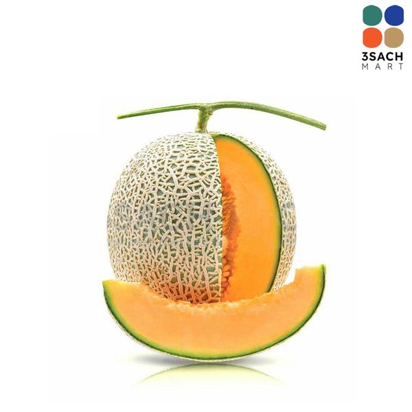 Dưa Lưới Tròn Vỏ Xanh Ruột Cam Tl3 Depaco – 3Sach Mart